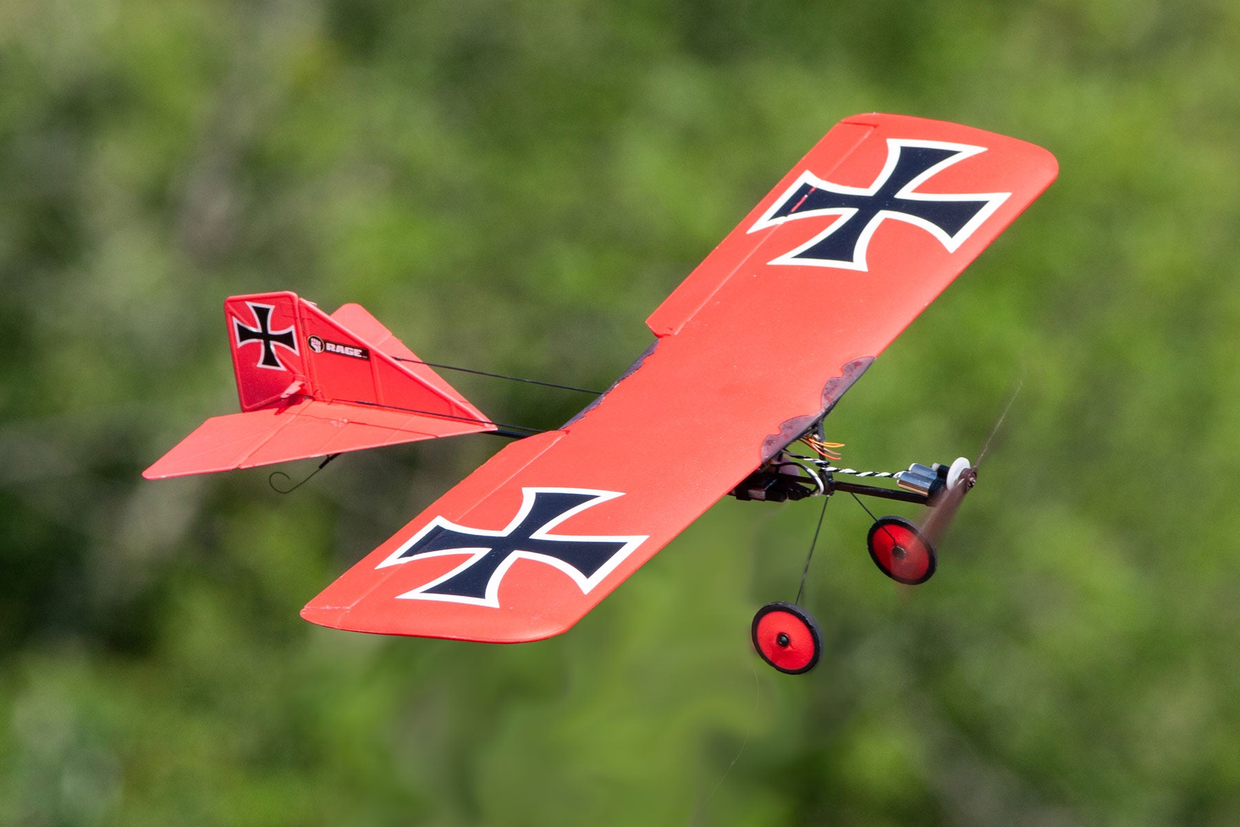 Rage R/C Vintage Stick X4 Micro RFT Electric Airplane (Futaba Compatib